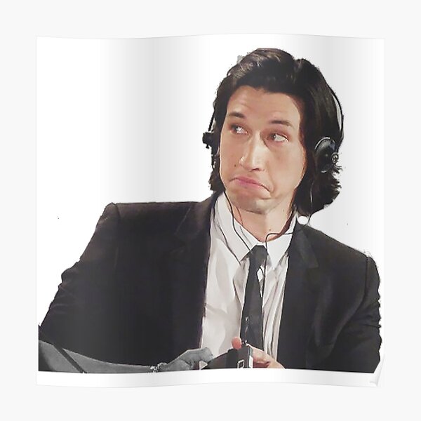 "Adam Driver" Poster for Sale by pariscores | Redbubble