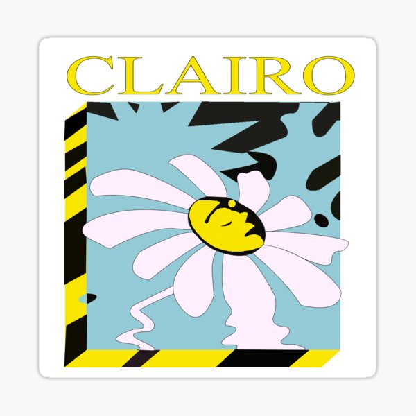"Clairo Flower" Sticker for Sale by clouds-la | Redbubble