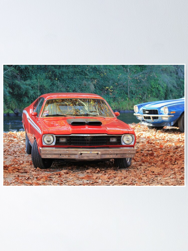 "'74 Plymouth Duster" Poster by 69DIRTYRAT | Redbubble