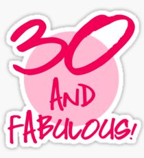 30th Birthday: Stickers | Redbubble