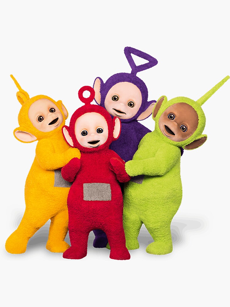 Pegatina «Teletubbies tv nostalgia recuerdo vintage tele tubi verde ...
