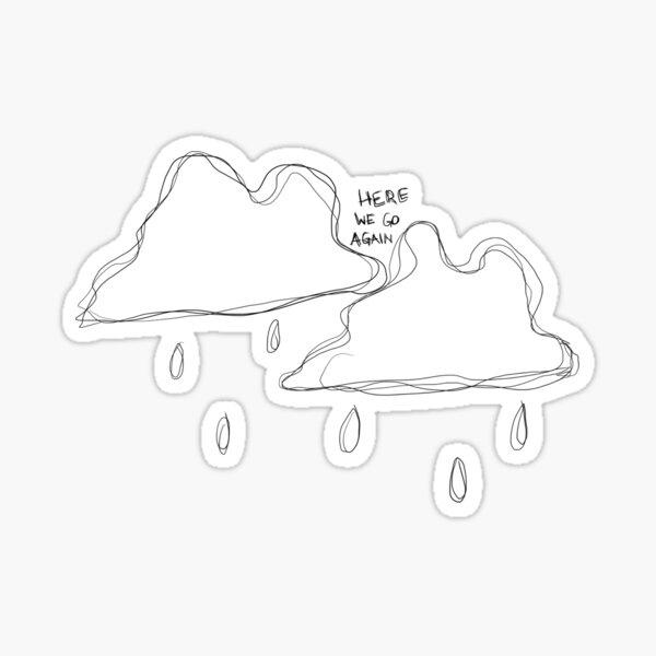 Clouds One Direction Sticker By Gabvenditti Redbubble