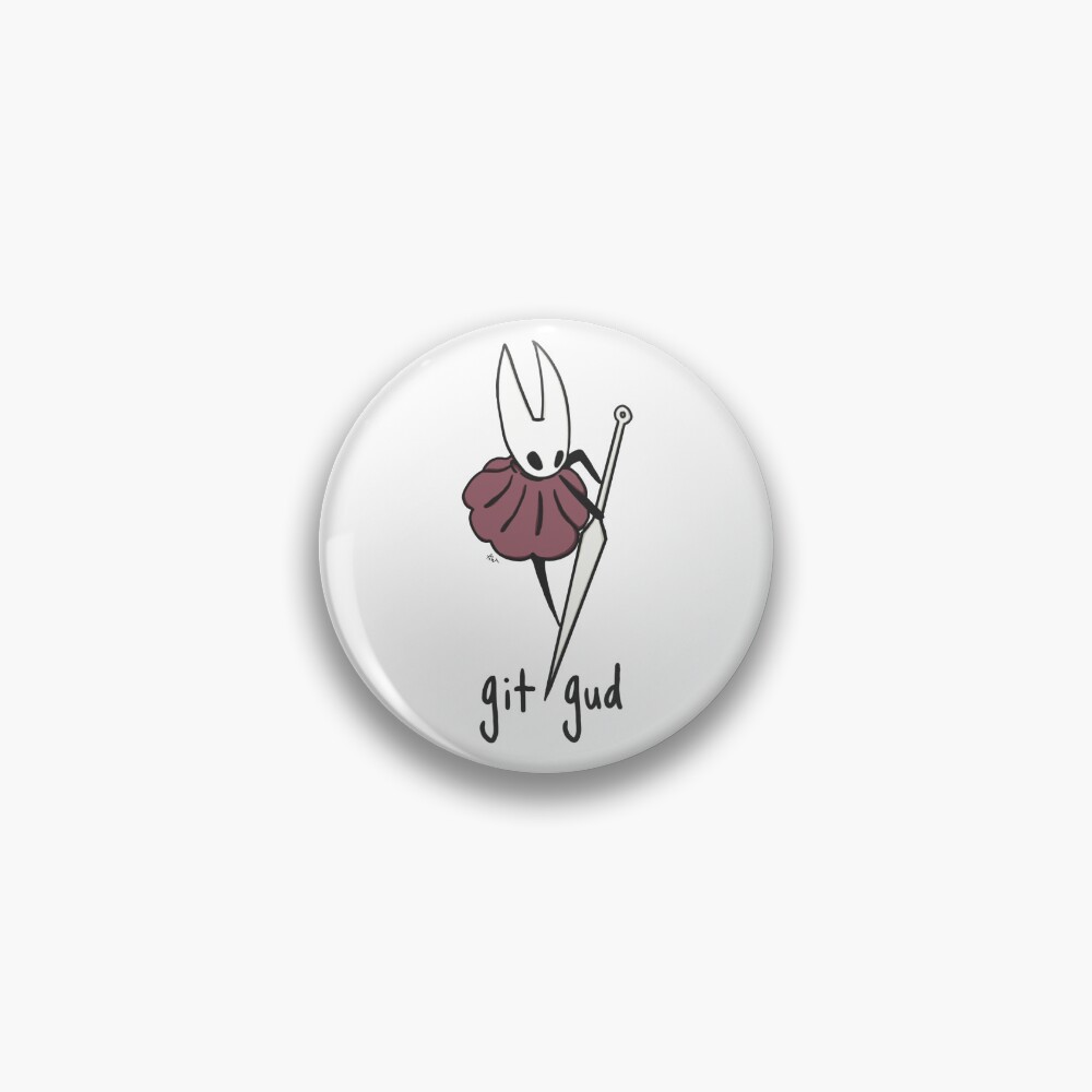 "hornet git gud" Pin for Sale by AudiWhale | Redbubble