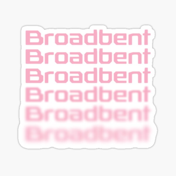 Broadbent Stickers | Redbubble