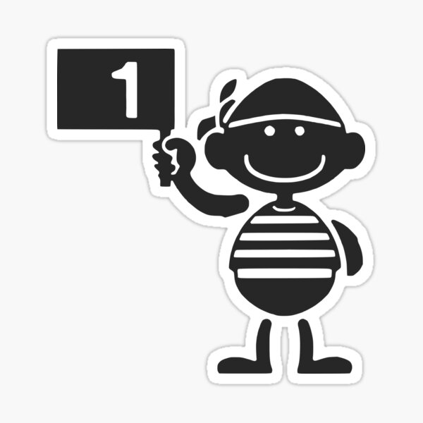 "Game & Watch: Flagman - 1 Flag" Sticker for Sale by SP-Sour | Redbubble