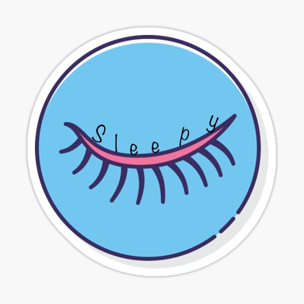 "sleepy" Sticker for Sale by zupperman | Redbubble