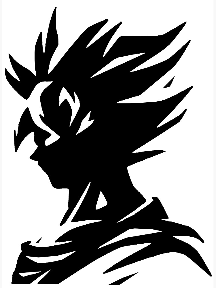 "Goku Silhouette" Art Print for Sale by TeaHaus | Redbubble