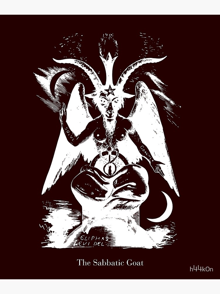 "Sabbatic Goat Baphomet Satanism Devil Occult evil" Metal Print for ...