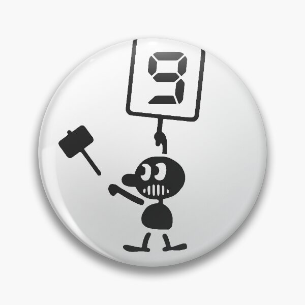 "Game & Watch: Judge 9" Pin for Sale by SP-Sour | Redbubble