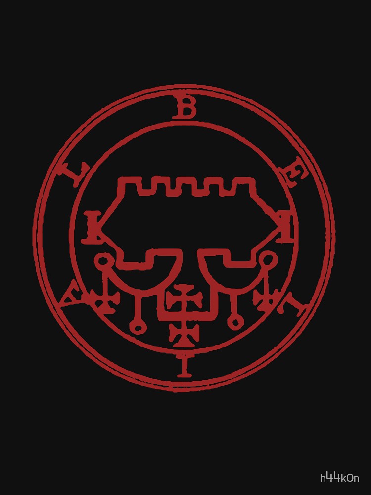 "Belial Sigil Demon Goetia Solomon Grimoire Occult 666" T-shirt by ...