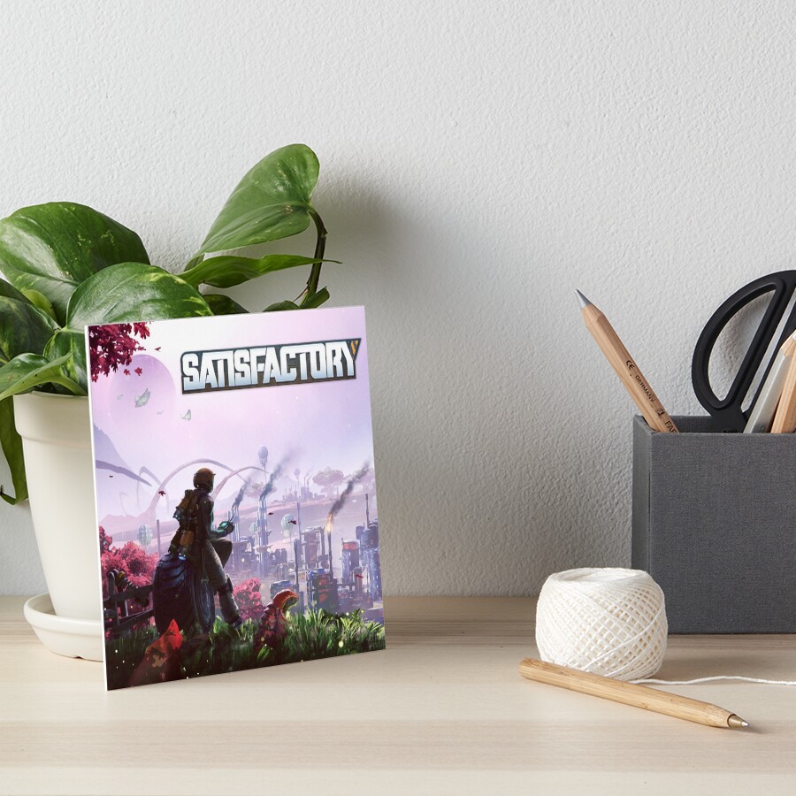 "Satisfactory Game Cover" Art Board Print for Sale by RecordingBlock ...