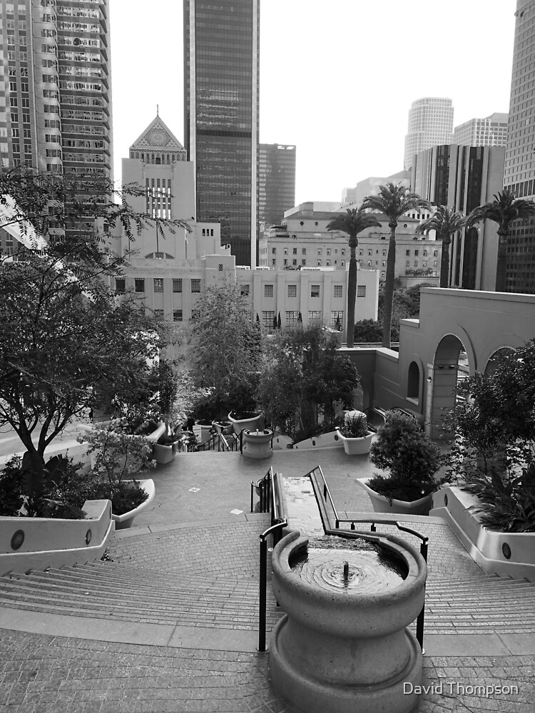 "LA Central Library - BW" Art Print by dct66 | Redbubble