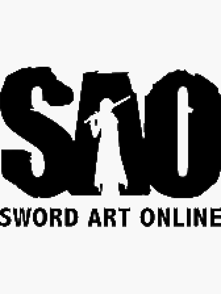 "SWORD ART ONLINE" Sticker for Sale by rasikatan | Redbubble