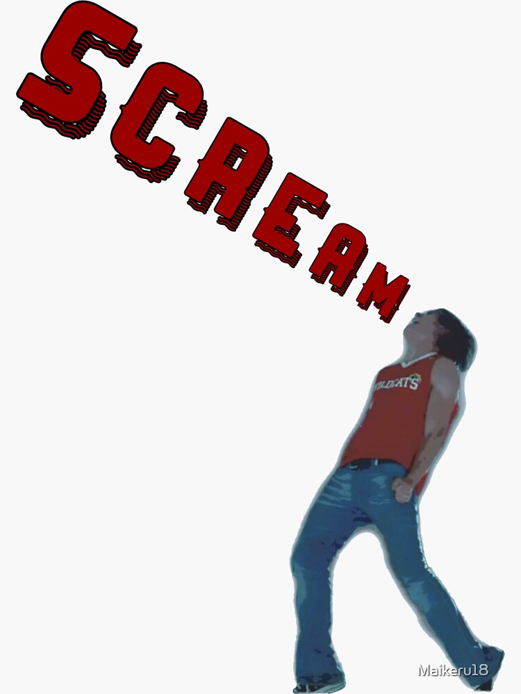 "Scream #1" Sticker for Sale by Maikeru18 | Redbubble