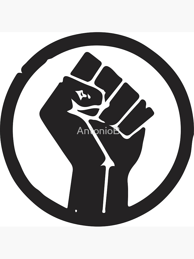 "Black Lives Matter Hand symbol" Art Print for Sale by AntonioB | Redbubble
