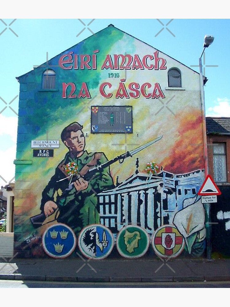 "Belfast Mural" Sticker for Sale by AllStarCrick | Redbubble