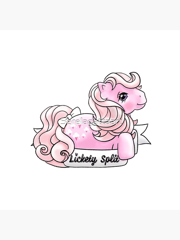 My Little Lickety SPLIT ICE CREAM Pony Pin Button