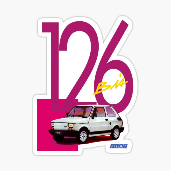 Fiat 126 Stickers | Redbubble