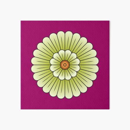 "Assyrian Palace Flower" Art Board Print by YousifAziz | Redbubble