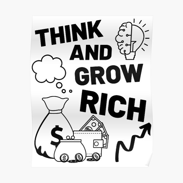Think And Grow Rich Posters | Redbubble