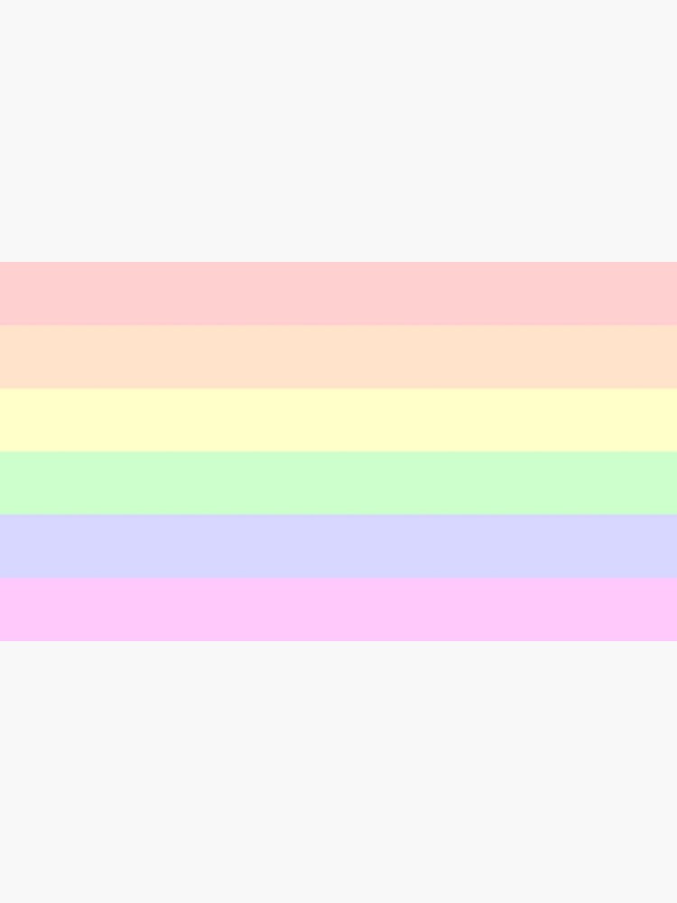 "Pastel Pride Flag" Poster for Sale by itsjustpeachy | Redbubble