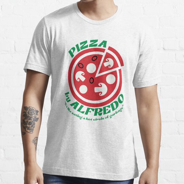 "Pizza by Alfredo" T-shirt by attractivedecoy | Redbubble | pizza by ...
