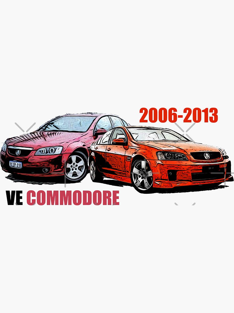 "VE Commodore" Sticker for Sale by Andmaj | Redbubble