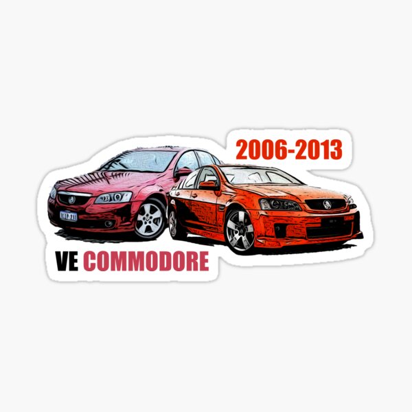 "VE Commodore" Sticker for Sale by Andmaj | Redbubble