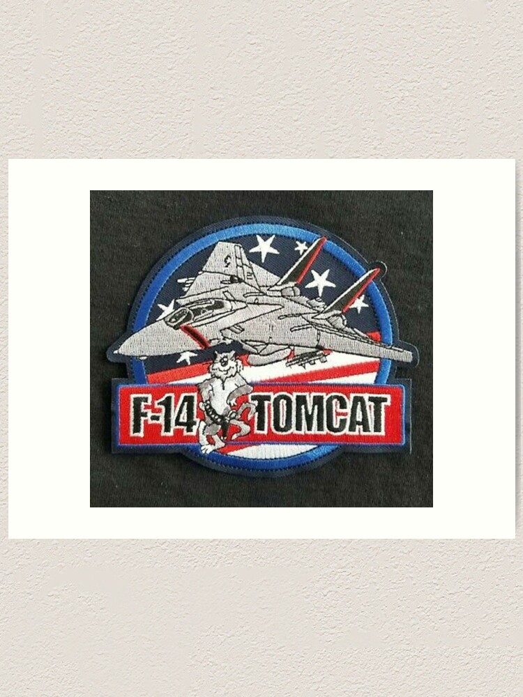 "US Navy Tomcat VF-84 Jolly Roger F-14A Tomcat" Art Print by ...