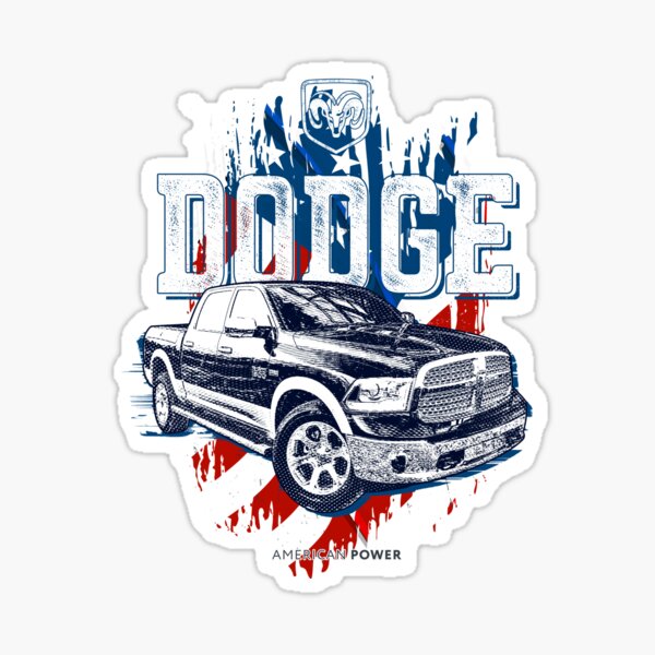 Dodge Ram Stickers | Redbubble