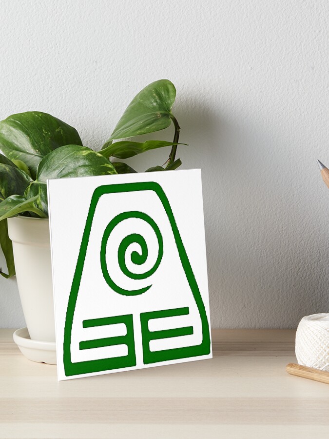 "Avatar Earth Nation Symbol" Art Board Print for Sale by Fan Service ...