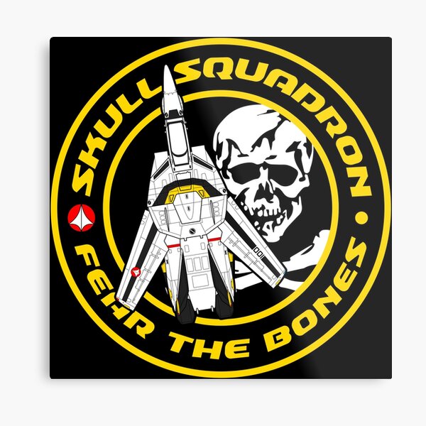 Skull Squadron Metal Prints | Redbubble