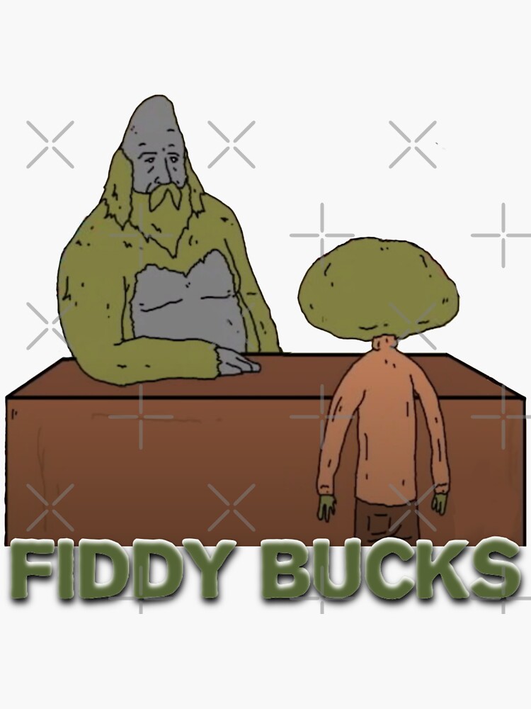 "Fiddy Bucks Mike Nolan The Big Lez Show" Sticker for Sale by ...