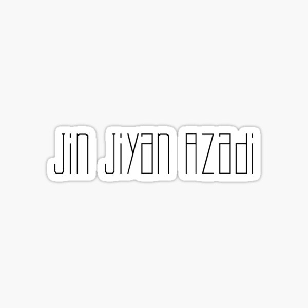 "Jin jiyan azadi" Sticker for Sale by DesignDS | Redbubble