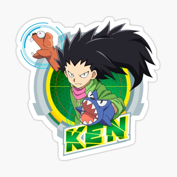 "Ken Beyblade Burst HD" Sticker by DisenyosBubble | Redbubble