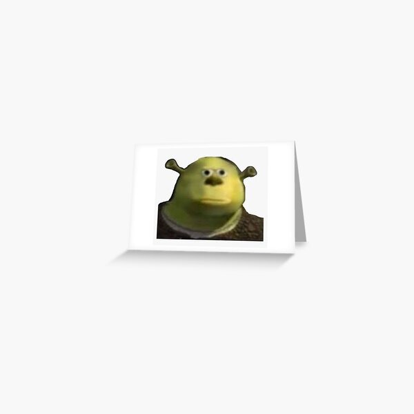 "Derp Shrek meme" Greeting Card for Sale by Artistspot | Redbubble