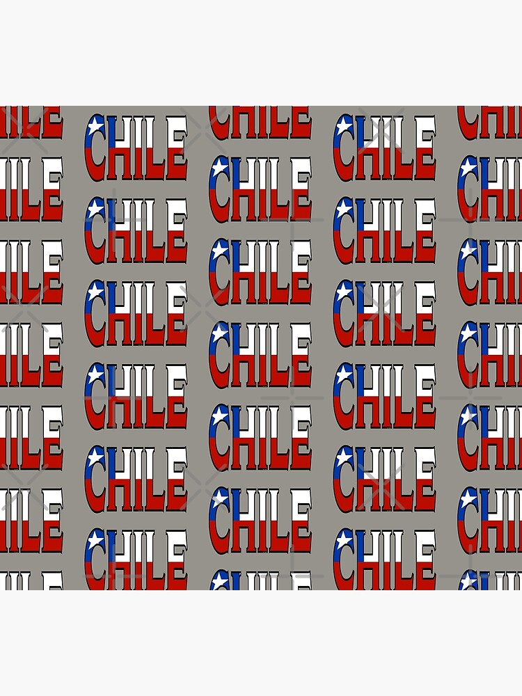 Chile Font With Chilean Flag Socks