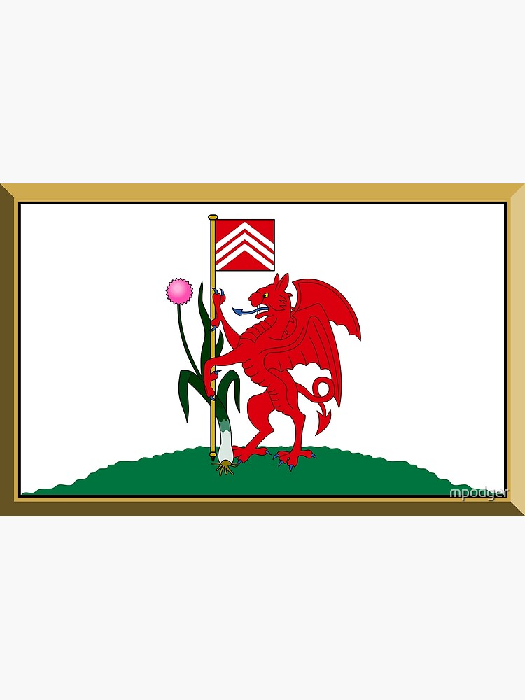 "Cardiff Flag Gifts, Stickers & Products (GF)" Poster by mpodger ...