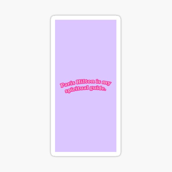 "Paris Hilton" Sticker for Sale by leyshax | Redbubble