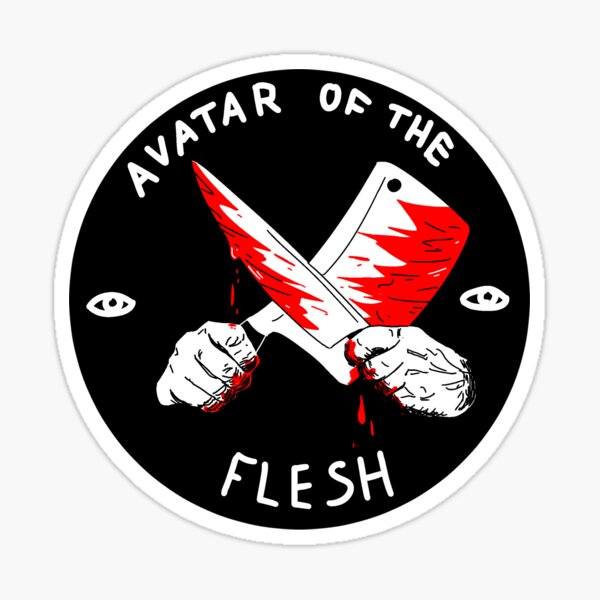 "The Flesh" Sticker for Sale by cryptidcaptain | Redbubble