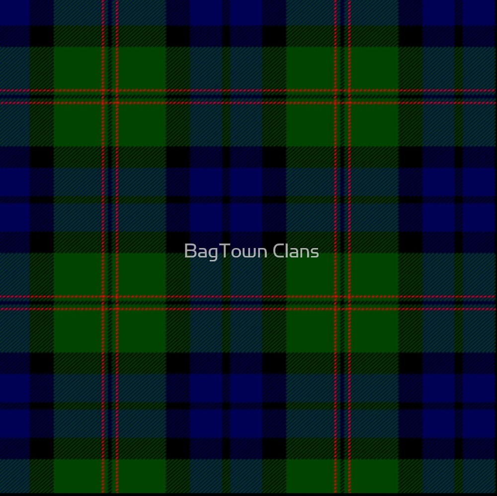"Clan Dundas Tartan " by BagTown Clans | Redbubble
