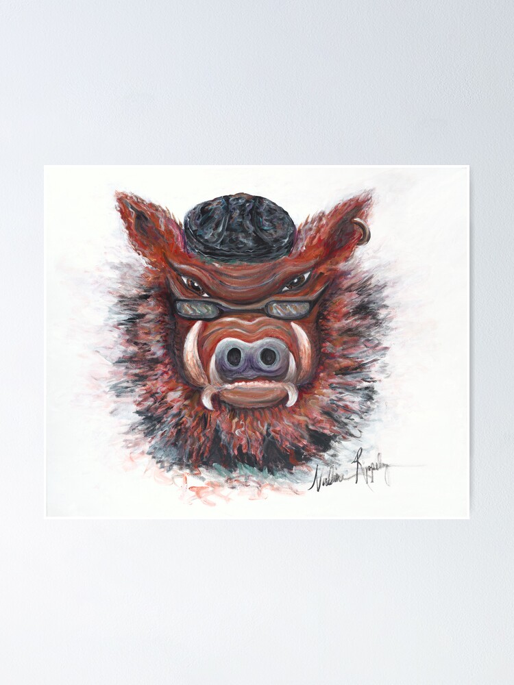 "Harley Hog" Poster by rippelmeyer | Redbubble