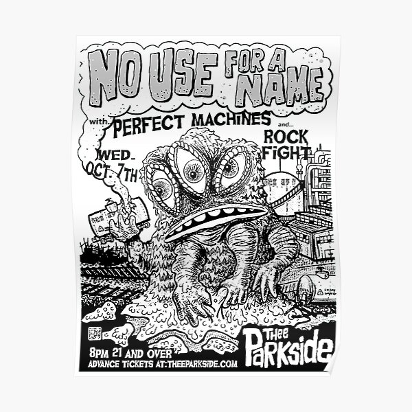 "No Use For A Name Poster ." Poster for Sale by IndieSoundCity | Redbubble