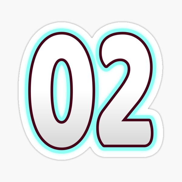 "Number Two" Sticker for Sale by Eloy42 | Redbubble
