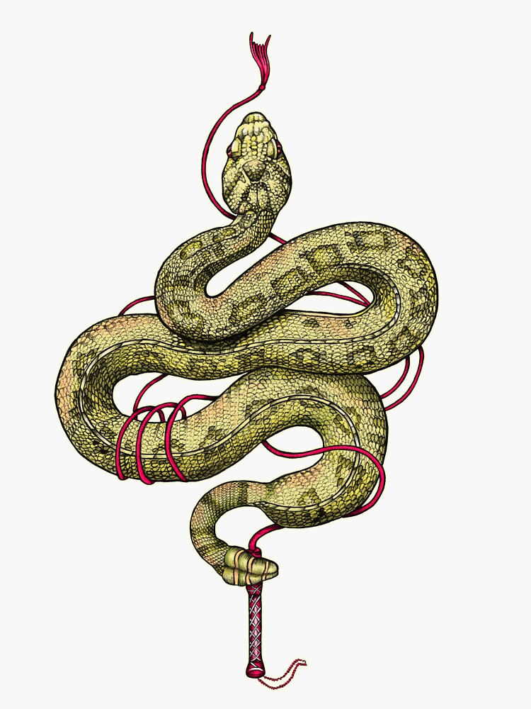 "The Snake Pit" Sticker for Sale by Squishysquid | Redbubble