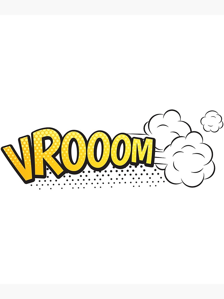 "VROOOM Comics Design By Clumsy Duck MIA" Poster for Sale by ...