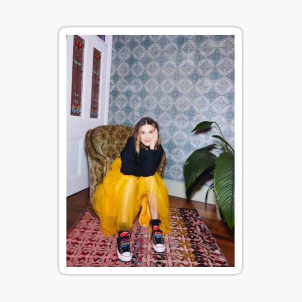 "Millie Bobby Brown " Sticker by designsbyner | Redbubble