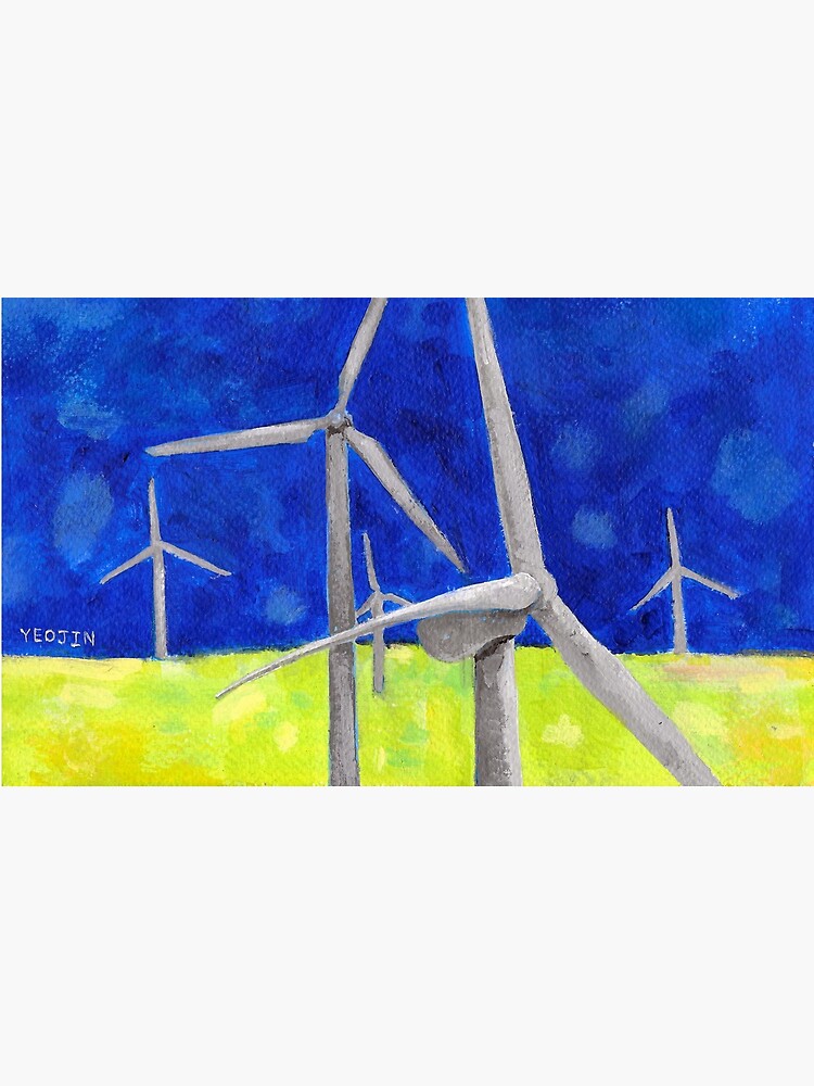 "Wind Turbine Painting, Wind Turbine Art, Wind Turbines, Like a Wind ...