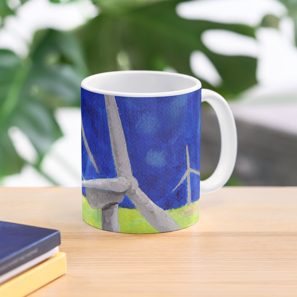 "Wind Turbine Painting, Wind Turbine Art, Wind Turbines, Like a Wind ...