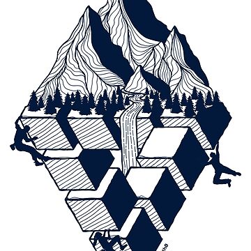 "Boulder Penrose Triangle | Rock Climbing | Bouldering" Poster for Sale ...
